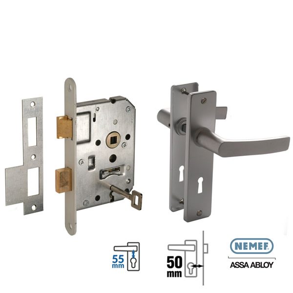 Nemef 1266/94 deurslot afsluitbaar inclusief beslag - Slotenboer