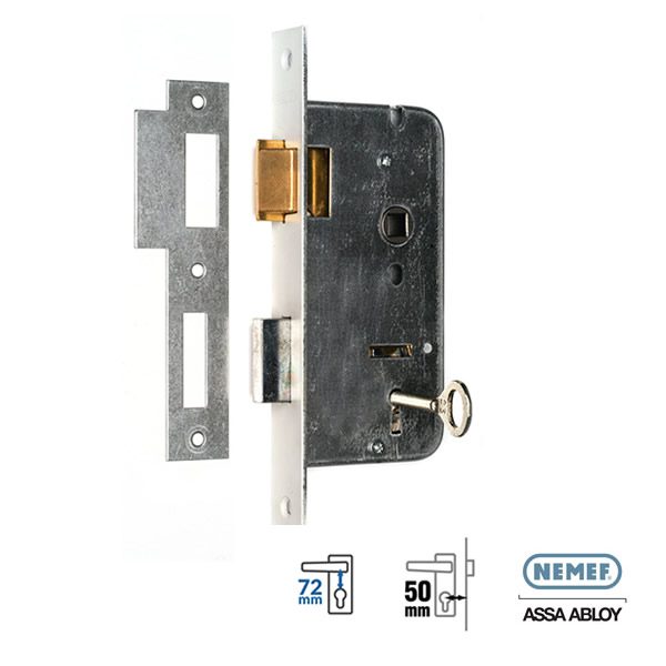 Nemef 66/2 Links deurslot afsluitbaar - Slotenboer